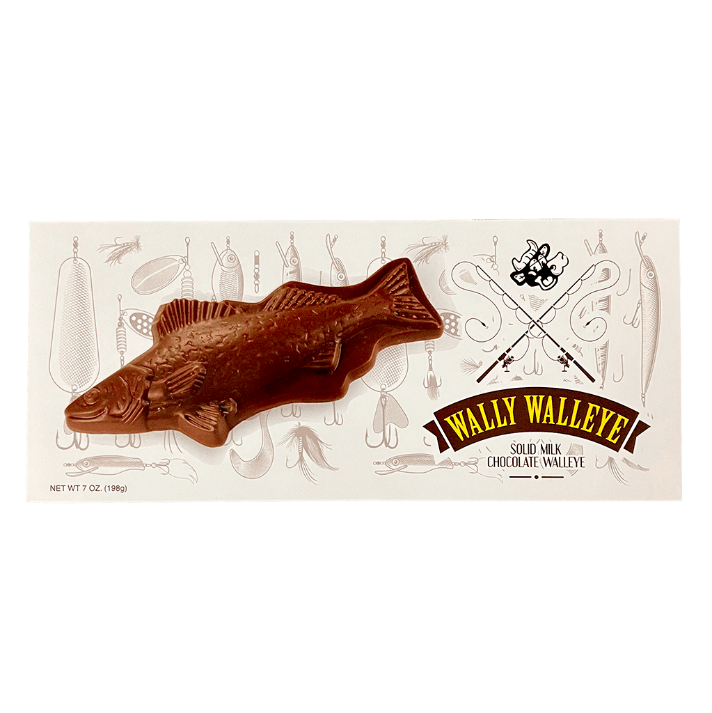 Wally Walleye Solid Milk Chocolate 7 oz | Sugarless