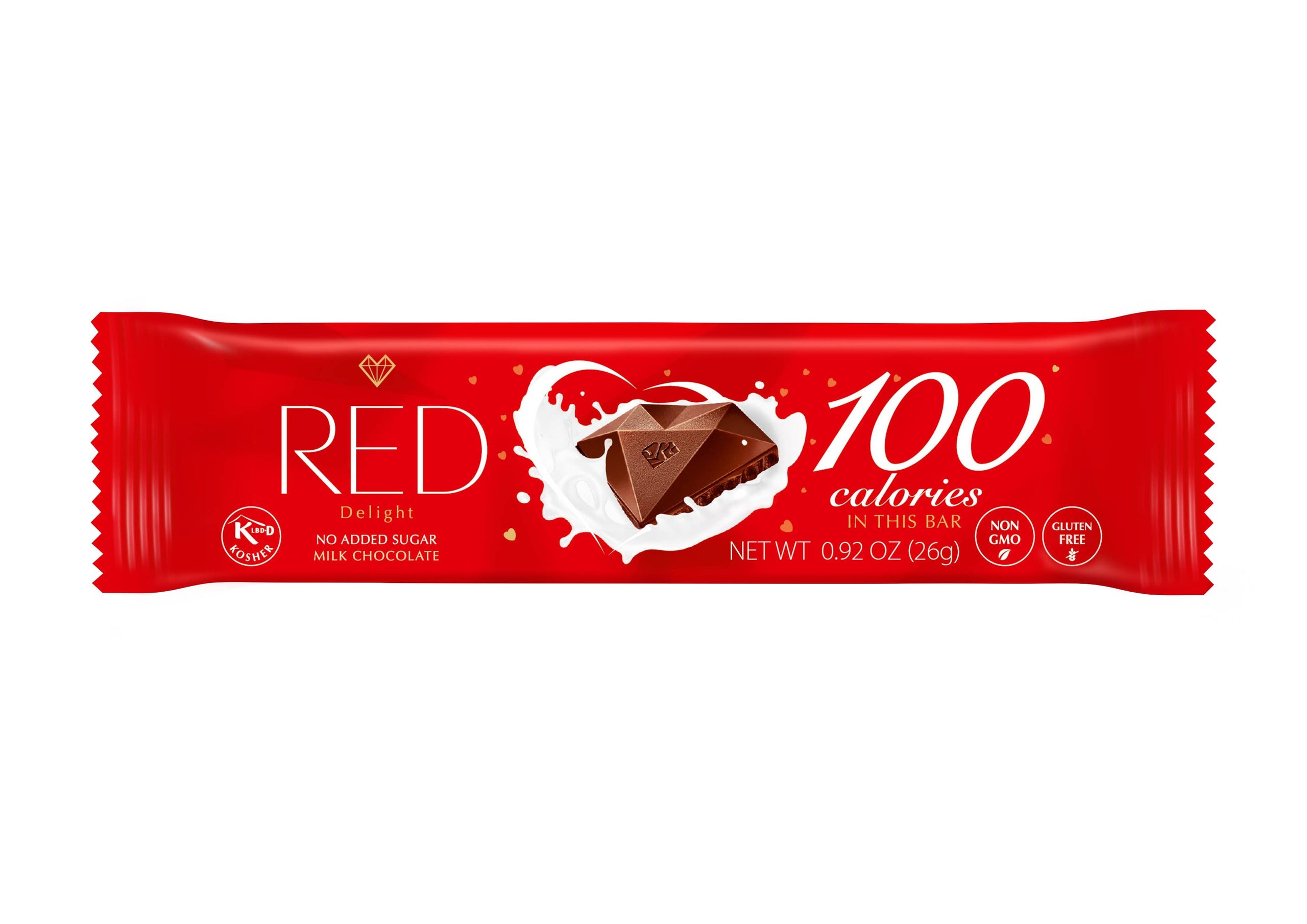 Red Milk Chocolate Grab & Go -no sugar added | Sugarless